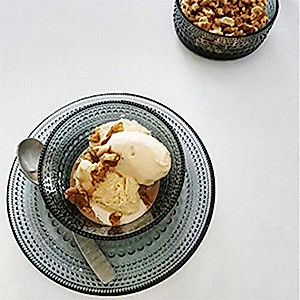 iittala 1007053 Kastehelmi Bowl, Width 4.9 x Depth 4.9 x Height 3.9 inches (12.5 x 12.5 x 9.8 cm), Clear, Approx. 8.1 fl oz (230 ml)