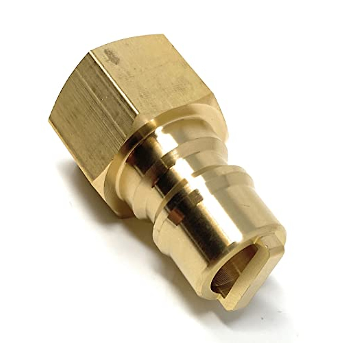 MI MADOL IMPORTS, LLC MADOL 3/8" Natural Gas Quick Connect Fitting [910-583] LP Gas Propane Hose Quick Disconnect Kit, 100% Solid Brass