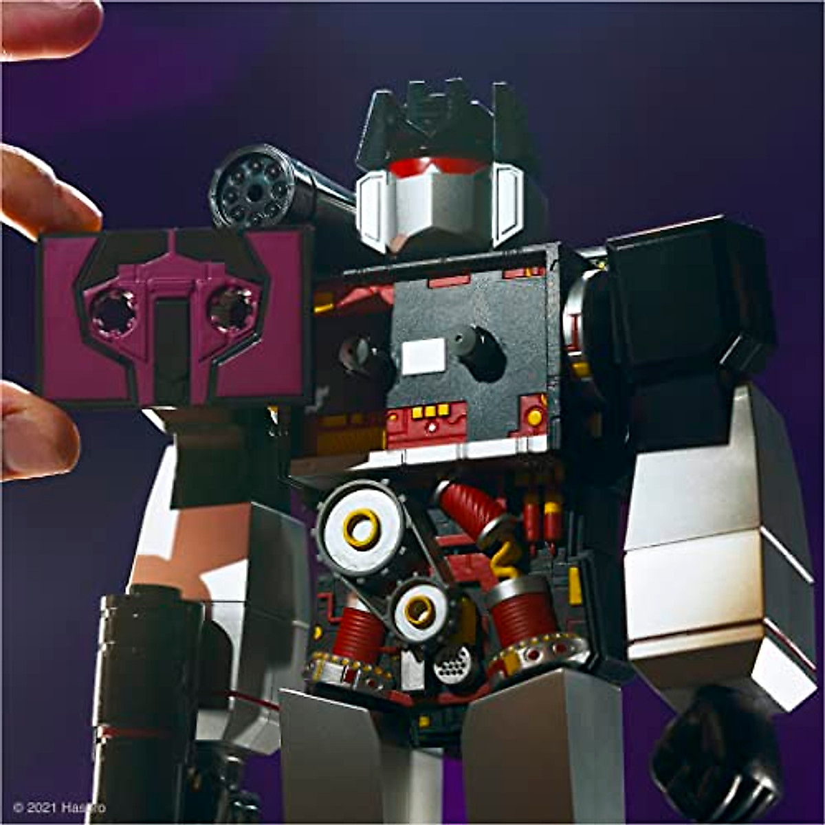 Super7 Super Cyborg Transformers Soundwave Soundblaster - 11" Transformers Action Figure with Accessories Classic Cartoon Collectibles and Retro Toys