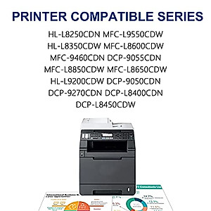 TANFENJR Compatible TN-331M TN331M Magenta Toner-Cartridge Replacement for Brother HL-L8250CDN MFC-L8600CDW Printer (1 Pack)