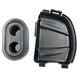 Hippotech 798452 Air Filter and 590548 Filter Cover Replacement for Briggs 093J02 09P700