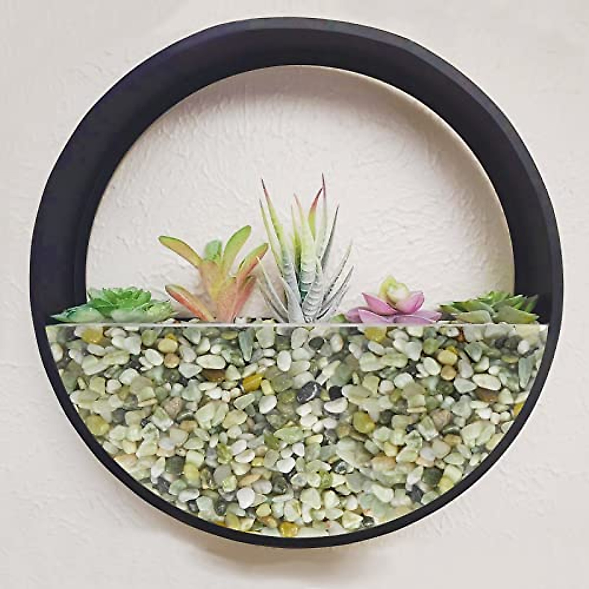 GASPRO 5 Pound Pebbles for Indoor Plants, 3/8 Inch Decorative Rocks for Bamboo, Vase, Succulents, Highly Polished and Smooth Surface, Jade