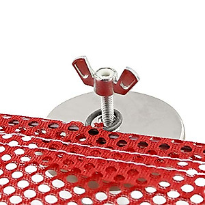 BISupply Magnetic Flag Mounts - 2.75in Heavy Duty Magnet Mounts for Truck Cargo Flag Oversize Flag Magnet Set, 4Pk