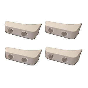 Sled Glide Fits 1" Tube Patio Lounge Chair Chaise Lounge Protector from Scratches and Rust (8 pcs)