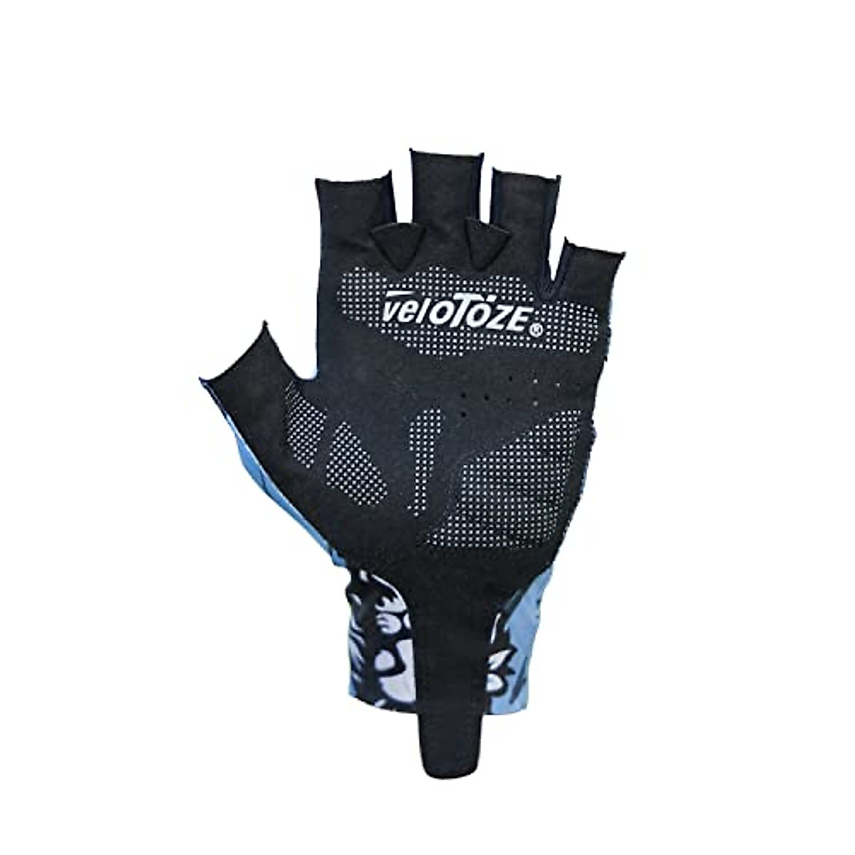 veloToze Aero Cycling Gloves Gel Padded Palm for Comfort - Aero Fabric Reduces Drag - Gloves for Men and Women’s Bike Racing (Black, Large)