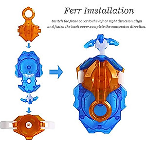 Battling Tops Burst Battle B-189 Guilty Longinus Kr MDS-2 Gyro Toys for Kids with B-184 Custom Bey Launcher