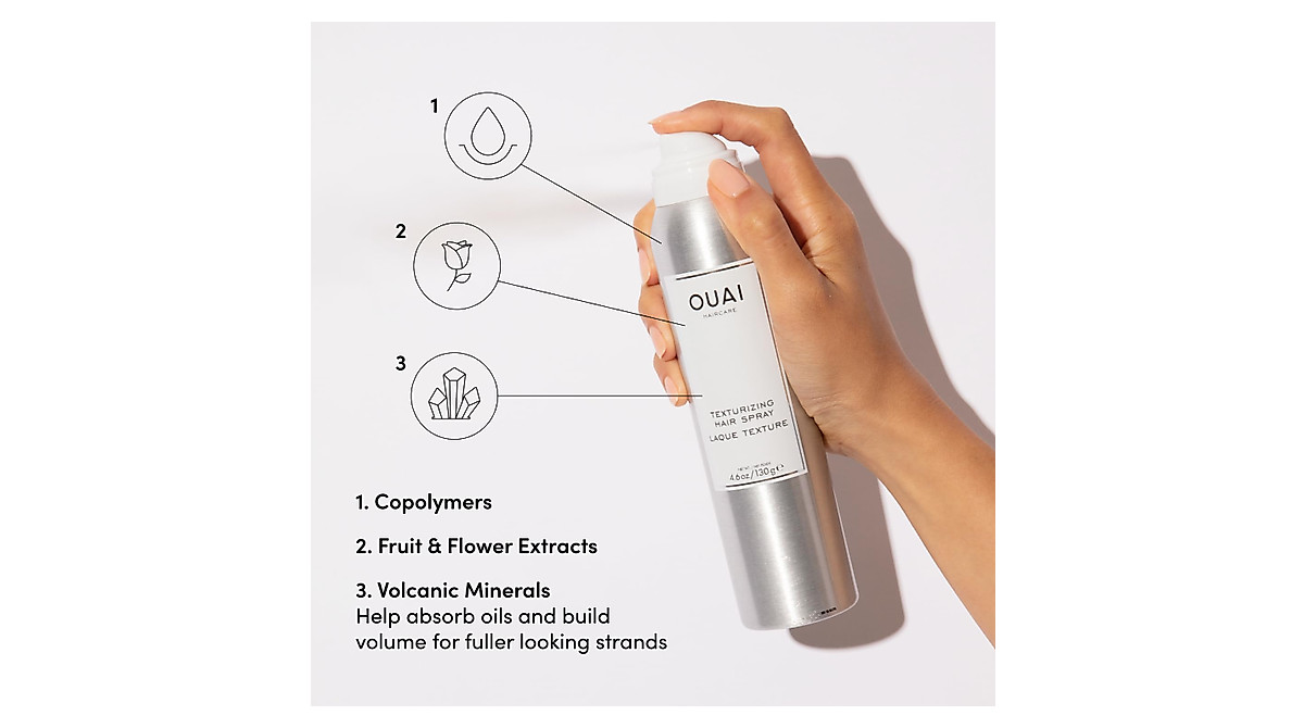 OUAI Texturizing Hair Spray Travel Size | Volume & Refresh