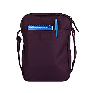 Eddie Bauer Jasper Crossbody Bag | Everyday Carry | Lightweight | Travel | Adjustable | 3L, Dark Plum, One Size