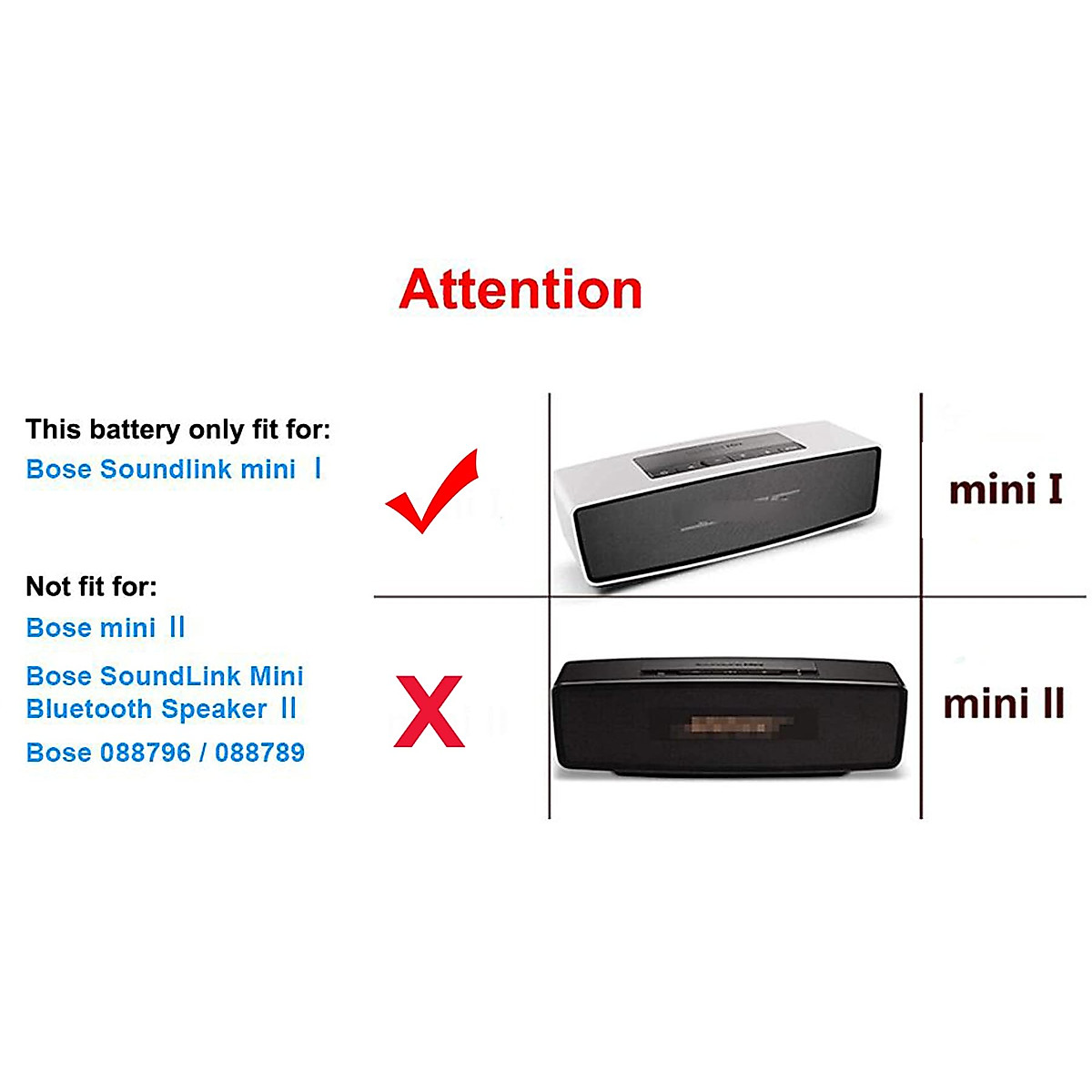 TsuLin 061384 Speaker Battery Compatible with Bose SoundLink Mini Bluetooth Speaker I one Bose SoundLink Mini one I SoundLink Mini Bluetooth Speaker I Series 061386 063287 061385 063404