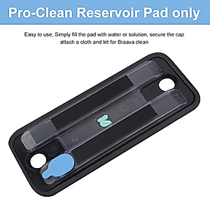 CALIDAKA Clean Reservoir Cleaning Pad,reservoir Pad Replacement Universal Plastic,for iRobot Braava 380t 390t 320 Mint 5200C