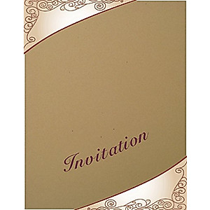 100 Brown Kraft Fiber 80# Cover Paper Sheets - 5" X 7" (5X7 Inches) Photo|Card|Frame Size - Rich Earthy Color with Natural Fibers - 80lb/pound Cardstock - Smooth Finish