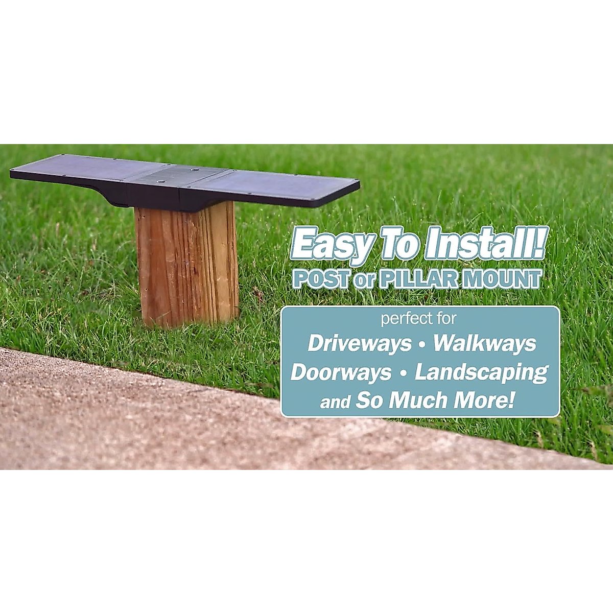 Jokari Solar Powered Motion Activated Walkway and Sign Illuminators 2 Pack. Efficiently Light Up Paths or Signage With Eco-Friendly Solar Energy and Intelligent Motion Sensing to Keep Your Family Safe