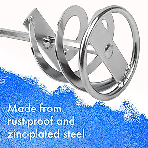 IMPRESA - [2 Pack] Paint Mixer for Drill - Extra Long Rust Proof Drill Mixer - Paint Stirrer Drill Attachment - Easy Cleaning Drill Paddle - Paint Stirrers - Paint Mixer for Drill 5 Gallon