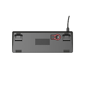 Glorious Custom Gaming Keyboard - GMMK 60% Percent Compact - USB C Wired Mechanical Keyboard - RGB Hot Swappable Switches & Keycaps - Black Metal Top Plate