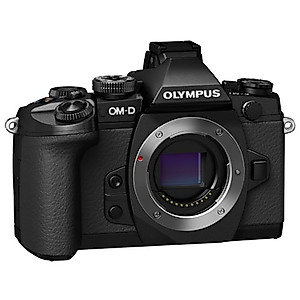 Olympus OM-D E-M1 Mirrorless Digital Camera with 16MP and 3-Inch LCD (Body Only) (Black)