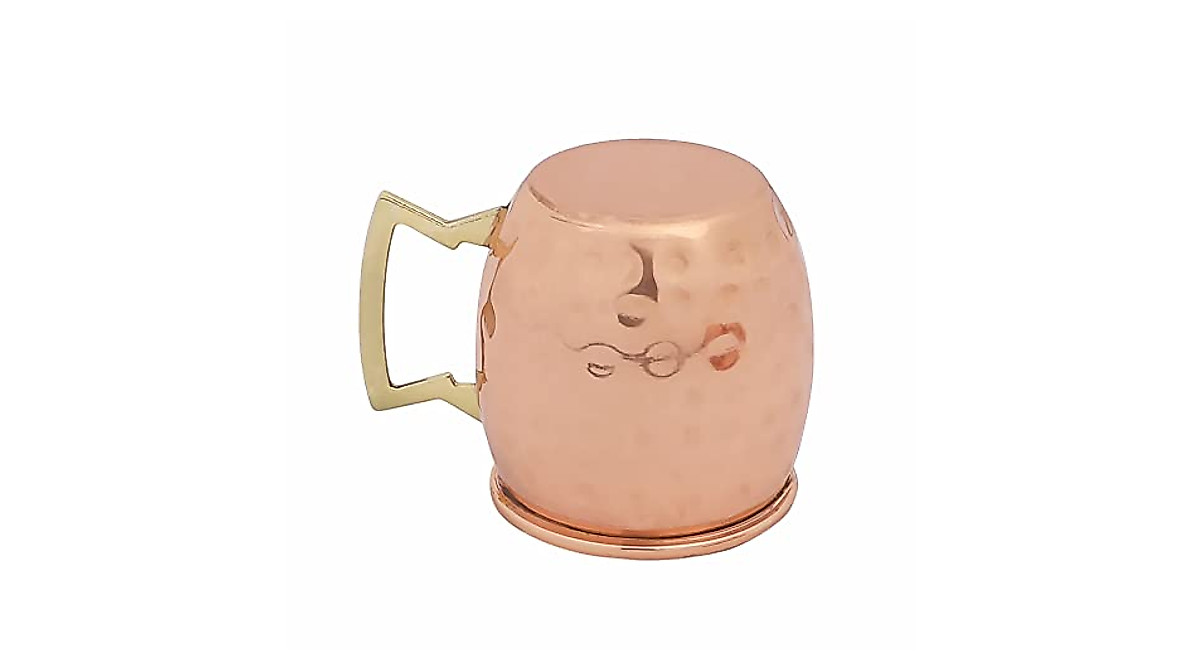 Authentic 2 Oz Copper Mini Moscow Mule Mug Set