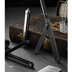 ichuanyi Folding Broken Window Pocket Knife, Creative Portable Fruit Knife Mini Mechanical Knife, Best Pocket Knife for Men (Gray)