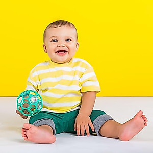 Bright Starts Little Shakers 6pc Gift Set, Easy-Grasp Oball Technology, Baby Rattles, Balls and Teethers, On-The-Go Toys, Lightweight, Unisex, Newborn+