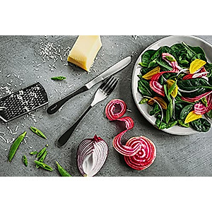 Knork Original Collection Cutlery Utensils 18/10 Stainless Steel Flatware Set, 20 Piece, Matte Silver