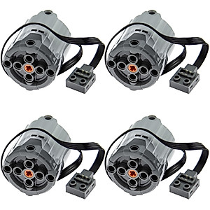 TEESE 4pcs Technic-Motor Set with XL-Motor, Compatible with Technic-Parts, MOC Project Replacement-Parts