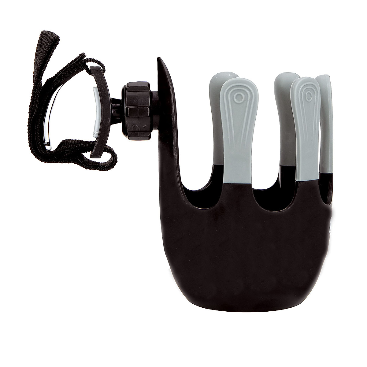 NUBY Universal Cup Holder withTextured Grips: Travel and Stroller Accessory