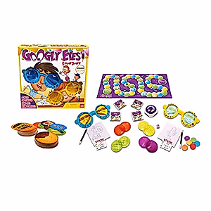 Goliath Googly Eyes Showdown - Family Drawing Game with Crazy, Vision-Altering Glasses - Includes A Fun Burger Party Card Game