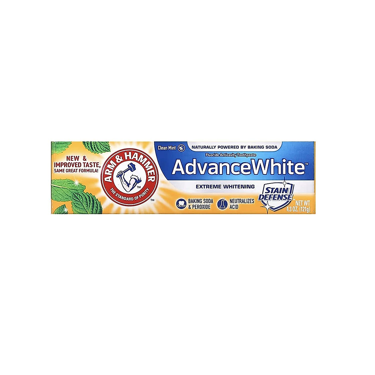 ARM & HAMMER Advance White Baking Soda & Peroxide Toothpaste, Extreme Whitening 4.3 oz