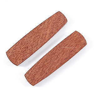 EZSMITH Letterman Knife Kit - DIY Fixed Blade Knife - (Blade Blank & Pinstock w/Pre-machined Bloodwood Handle Blanks) - (USA Design) - (Gift Boxed) - (by KnifeKits)