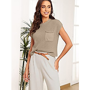 LILLUSORY Fall Outfits Clothes Womens Two 2 Piece 2023 Summer Fashion Matching Lounge Pajamas Sets Cozy Knit Sweater Loungewear Set Clothes Clothing Ribbed Oversized Sweaters Tops Dress