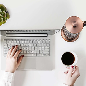 OVENTE 20 Ounce French Press Coffee & Tea Maker, 4 Filter Stainless Steel Filter Plunger System & Durable Borosilicate Heat Resistant Glass with Free Scoop, Perfect for Hot & Cold Brew, Copper FSF20C