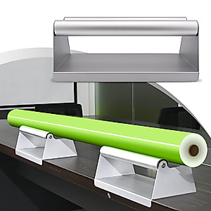 FOSHIO Premium Metal Vinyl Roll Display Holder, Vinyl Storage Rack Roll Tool for Pulling Vinyl Wrap Roll, Window Film, Wallpaper