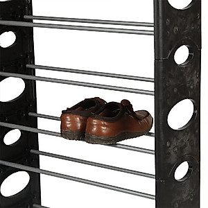 Garage Organizer,Shoe Organizers and Storage,Tall Shoe Rack,Shoe Organizer Over The Door,Simple Shoe Rack Durable 10 Tiers Shoe Rack
