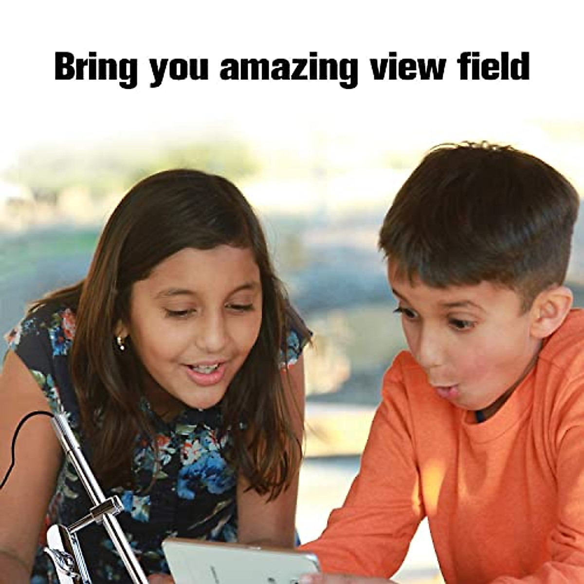 USB Digital Microscope, Teslong 10X to 200X Magnification Camera with Stand, Portable Handheld Electronic Coin Magnifier, Soldering Camera Ear Otoscope