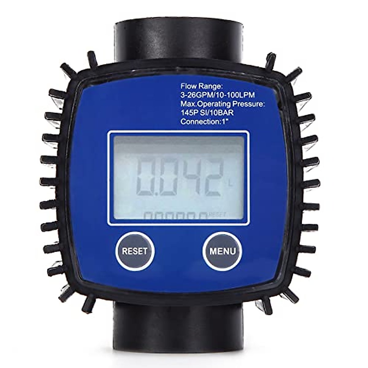 Digital Display Meter, High Accuracy Water Flowmeter for 1in Internal Thread for Various Media