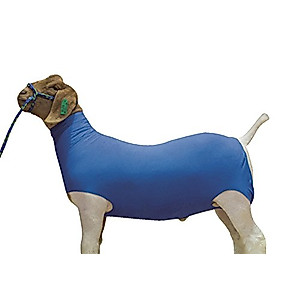 Weaver Leather Livestock Cotton Goat Tube , Blue, Large