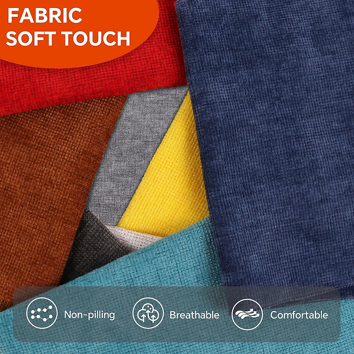 Focuprodu Bench Cushion 45 inch, Bench Cushions for Indoor Furniture, Durable Stain Resistant Outdoor/Indoor Bench Seat Cushion(45x18x4 inch, Peacock Blue)