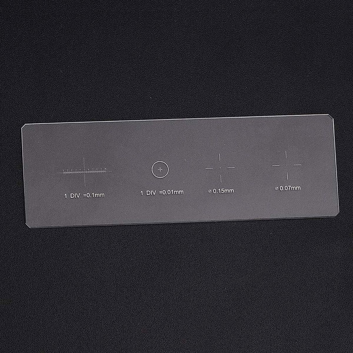 Microscope Slides Reticle Calibration Slide Ruler Microscope Objective Micrometer Calibration Slide Glass Stage Micrometer DIV 0.01mm