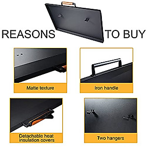 Blackstone griddle cover 36 inch. Matte texture aluminum blackstone grill lid. Powder-coated, suitable for 36 inch blackstone storage cover