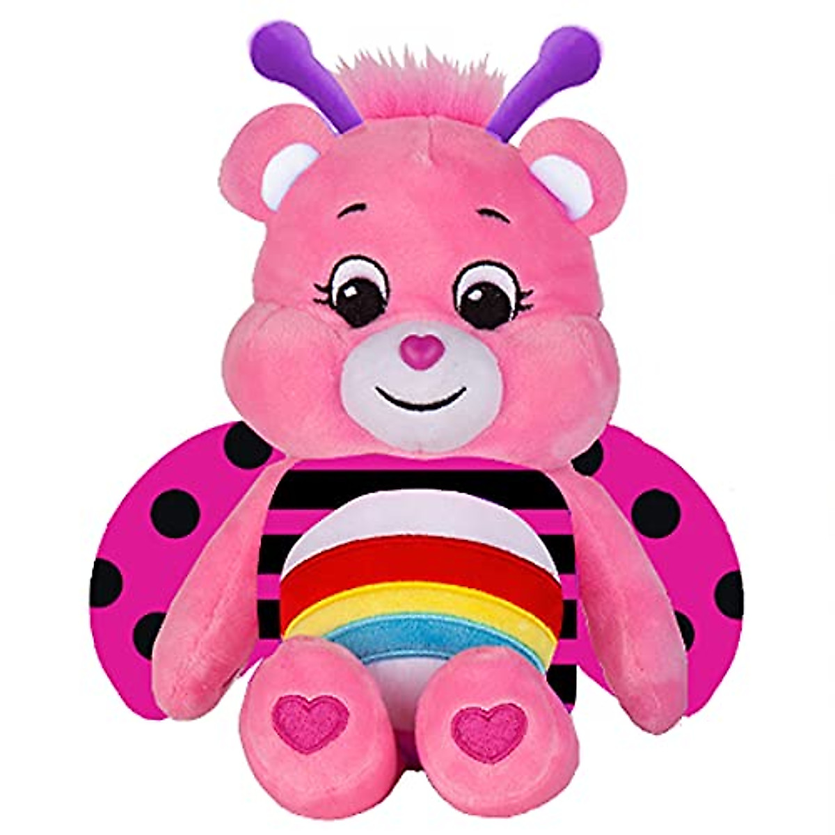 Care Bears Basic Bean Plush Spring Theme- Lady Bug Cheer Bear