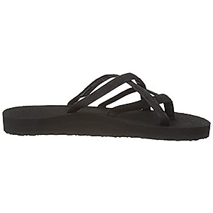 Teva Women's Olowahu Flip-Flop - 9 B(M) US - Mix Black on Black