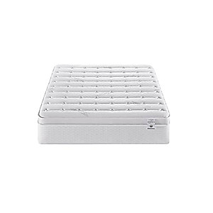 Queen Size Mattress - 14 Inch Cool Memory Foam & Spring Hybrid Mattress with Breathable Cover - Comfort Plush Euro Pillow Top - Rolled in a Box - Oliver & Smith