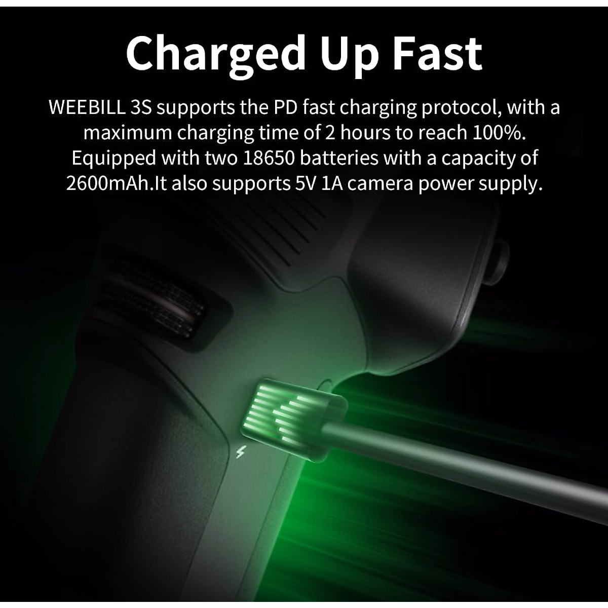 ZHIYUN Weebill 3S Gimbal Stabilizer for DSLR and Mirrorless Camera Canon/Nikon/Sony/Panasonic/Fujifilm,Fill Light,Native Vertical Shooting