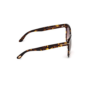 Tom Ford Sunglasses FT0502 SUNGLASS PANT AMARRA, Brown (Avana Scura/Marrone Grad), 55