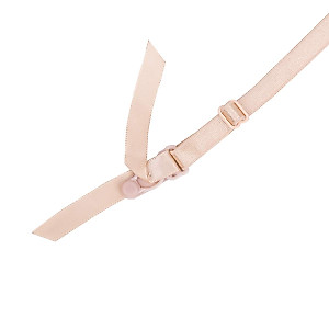 Aneliya Women's Lace Garter Belt for Thigh High Stockings(Beige)