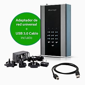 iStorage diskAshur DT2 256-bit 18TB | FIPS Level 3 Certified | Secure encrypted Desktop Hard Drive | Password Protected