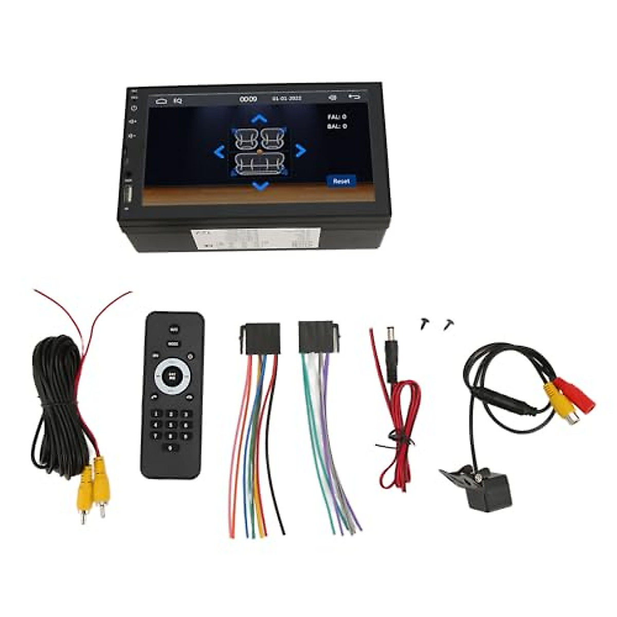 Car MP5 Player, 7in HD Touch Screen Car Radio Receiver Double Din for Android