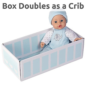 Adora Amazon Exclusive Sweet Babies Collection, 11” Soft and Cuddly Boy Baby Doll | Machine Washable, Birthday Gift For Ages 1+ - Baby Boy Peanut