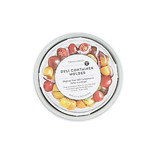 Two's Company Incognito 8 Oz. Chinoiserie Deli Container Holder Assorted of 3 Patterns