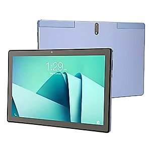 Zunate 10In Tablet for Android 10.0, 1200x1920 IPS HD Screen, 6GB RAM 256GB ROM, Octa Core CPU Processor, Dual SIM 4G Calling Tablet, 5G WiFi Tablet PC (Blue)