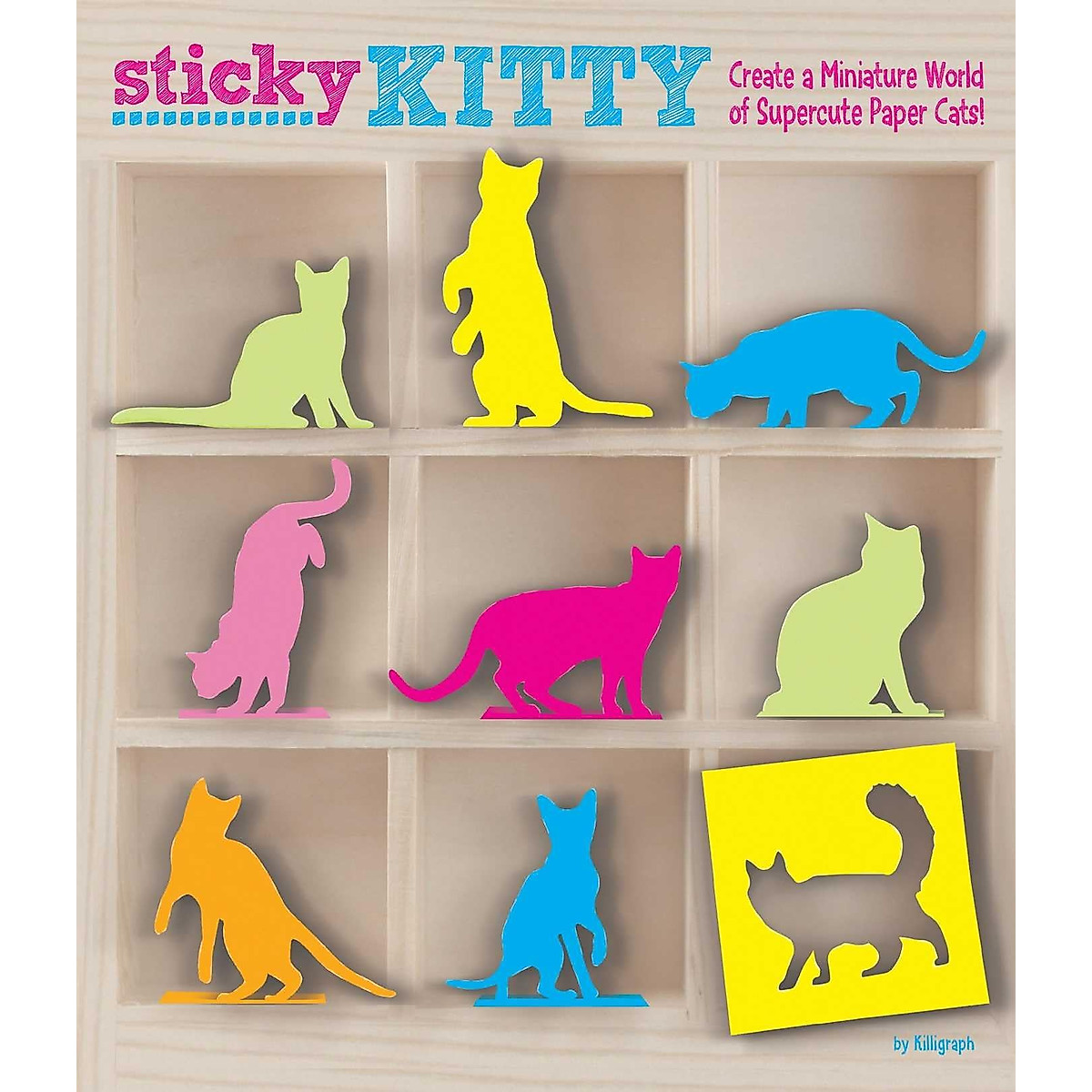 Sticky Kitty: A Miniature World of Cute Paper Cats